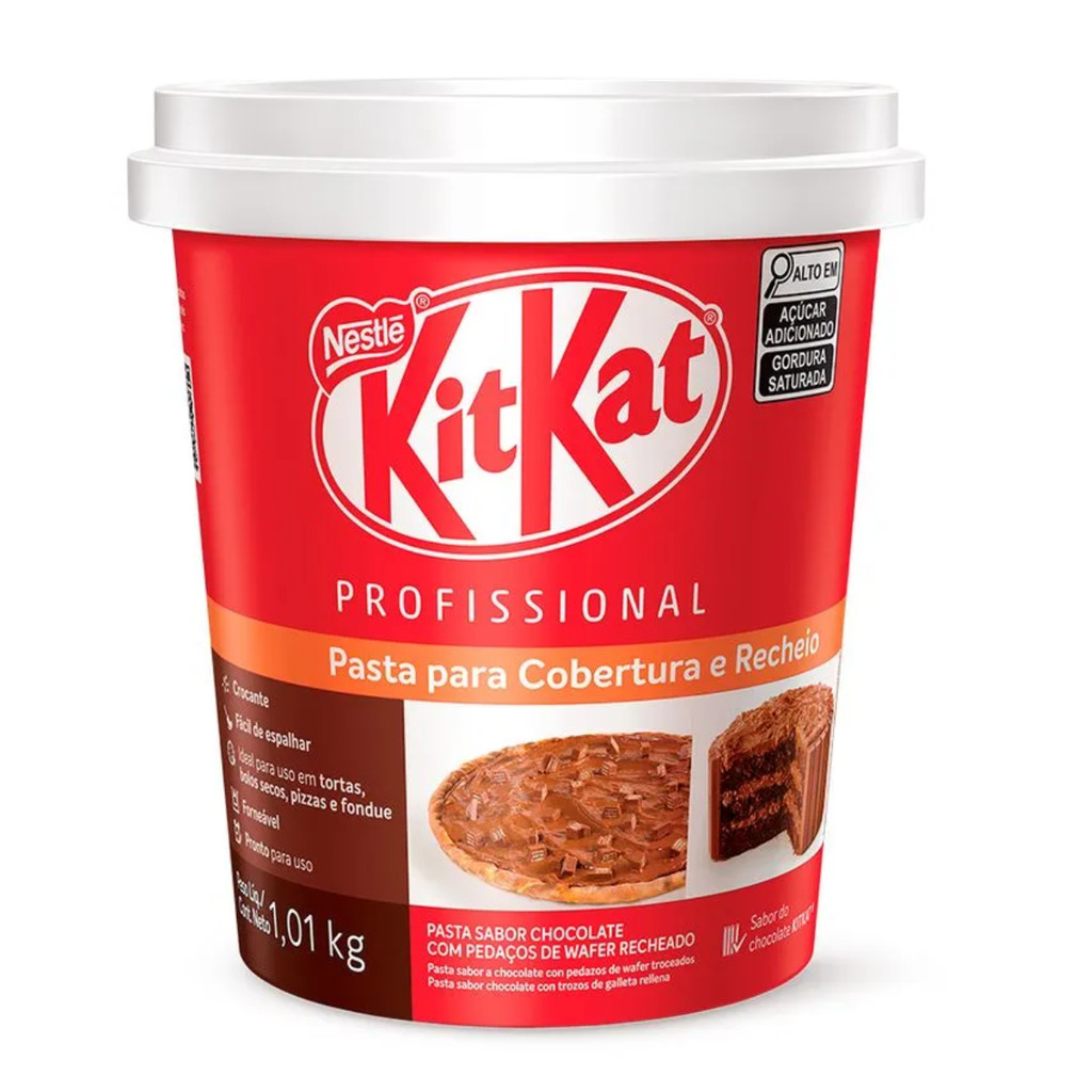 PASTA PARA COBERTURA E RECHEIO KIT KAT 1,01 KG | Shopee Brasil
