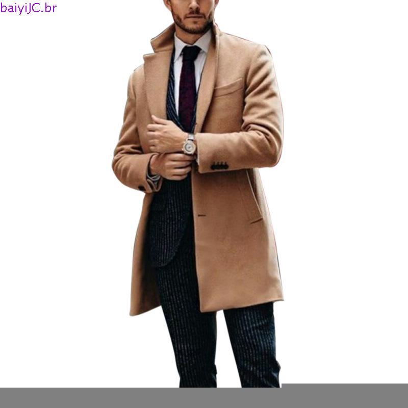 Sobretudo Masculino Outono E Inverno Moda E Conforto | Shopee Brasil