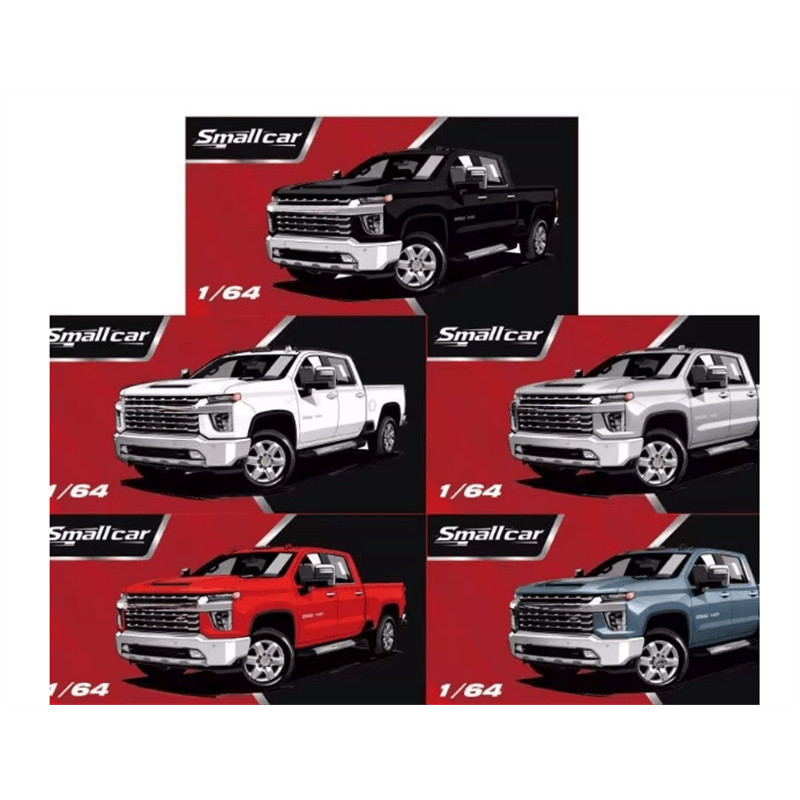 Smallcar 1 : 64 Silverado Pickup Truck Diecast Modelo Carro | Shopee Brasil