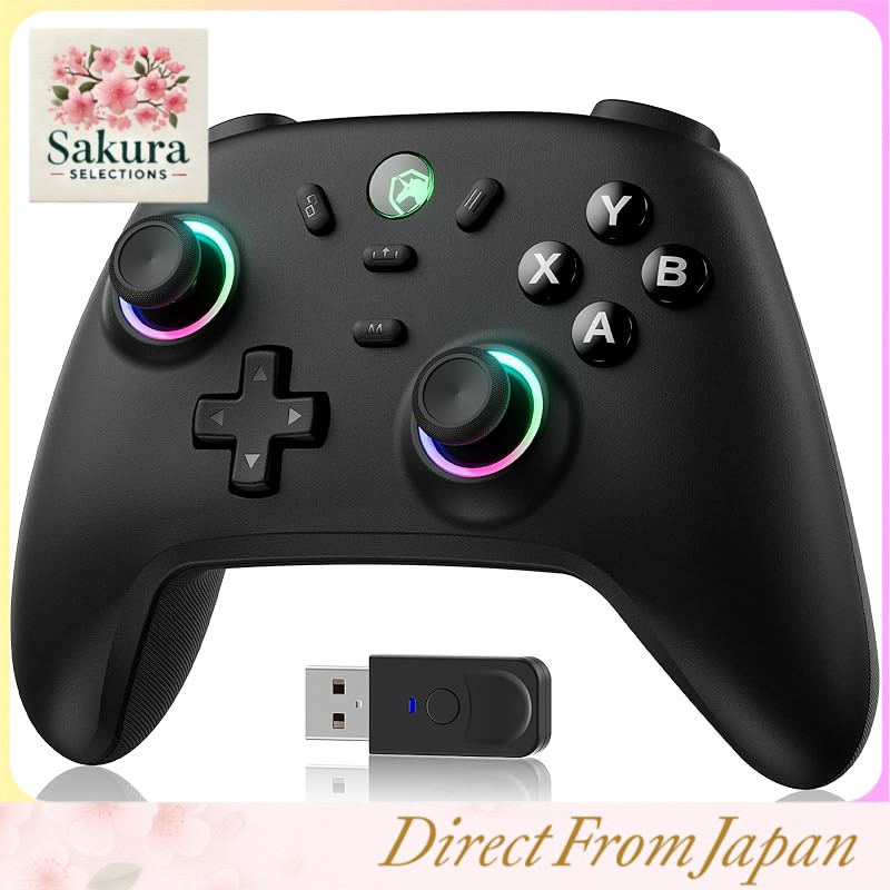 Wireless/Wired PC Gaming Controller with 2.4G Receiver, Hall Effect ...