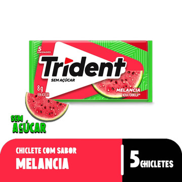 Chiclete Trident Melancia Sem Açúcar | Shopee Brasil