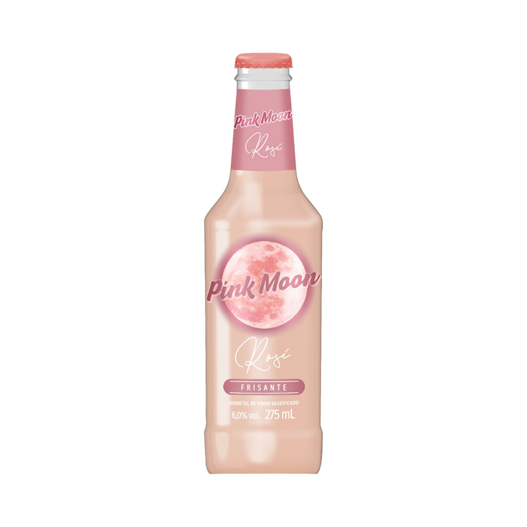 CHOPP FRISANTE PINK MOON ROSE VIDRO 275ML (CX COM 06 UN) | Shopee Brasil