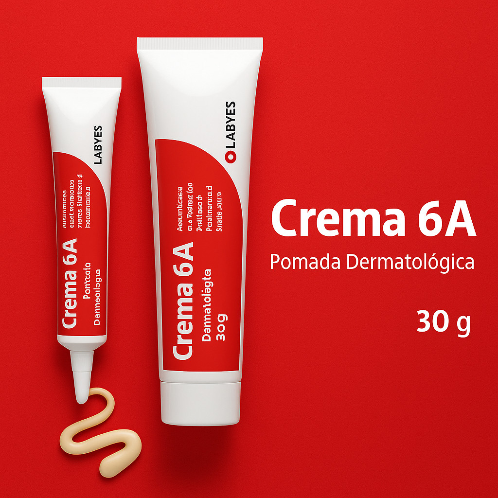 CREMA 6A 30GR POMADA DERMATOLOGICA LABYES | Shopee Brasil