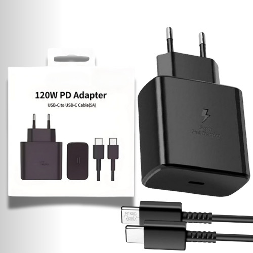 (ORIGINAL) Carregador Completo 120W Turbo Tipo C Galaxy A12 A20 A30 A31 ...