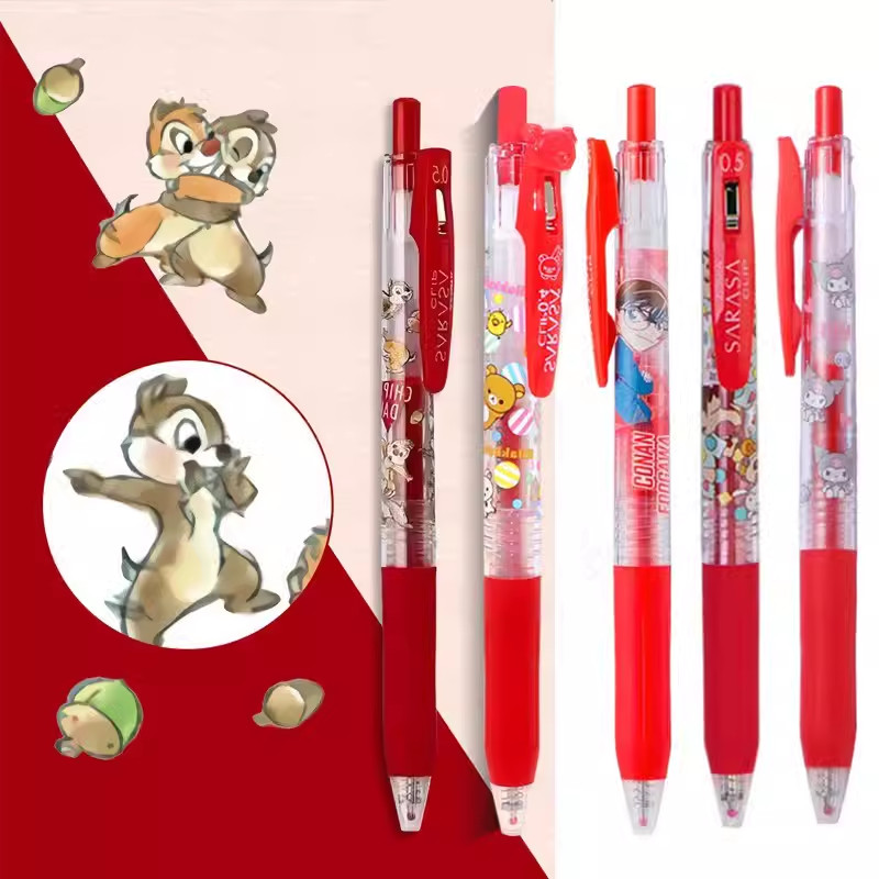Caneta Gel Limitada Zebra Japonesa Disney Red Crayon Shin-Chan JJ15 ...