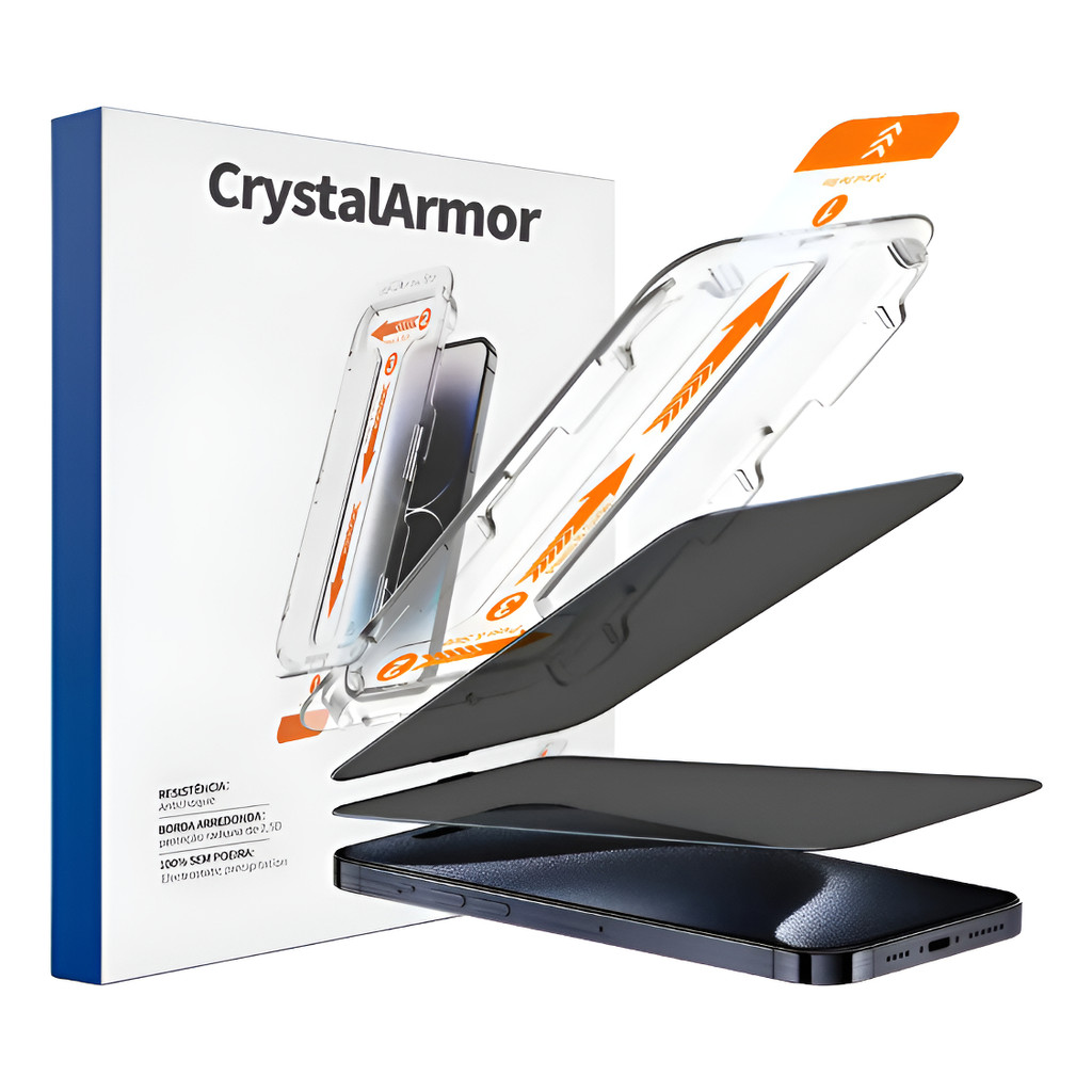 Película Privacidade Anti Spy iPhone Kit 2 Aplicador | Shopee Brasil