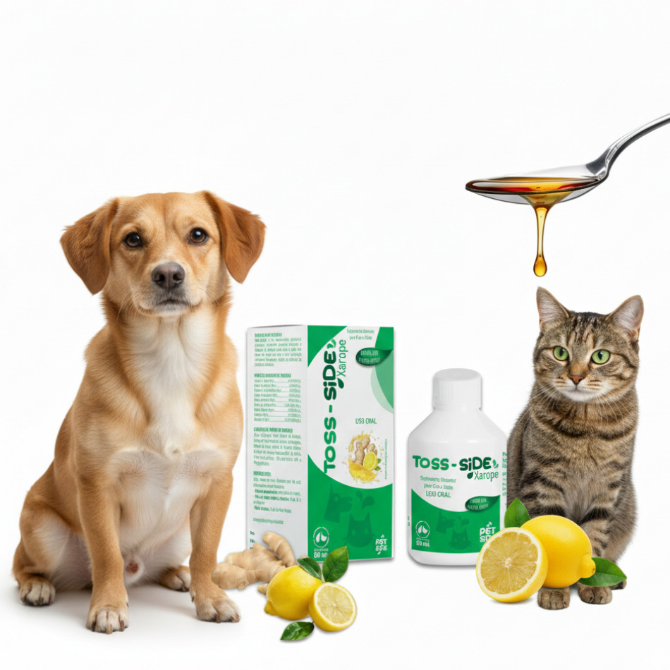 Toss-Side Xarope Pet 90ml | Suplemento Tosse Cães e Gatos | Alivio da ...