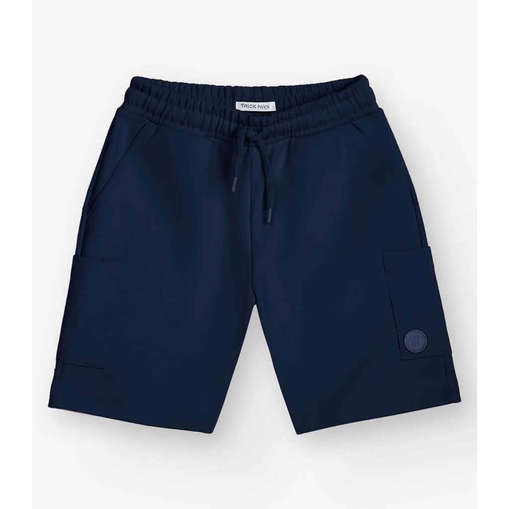 Bermuda Piquet Verona Masculina Trick Nick Azul | Shopee Brasil