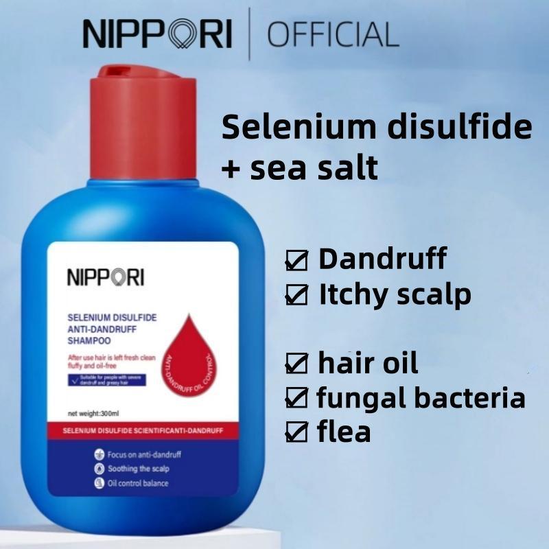 Shampoo NIPPORI de Cuidado Capilar com Dissulfeto de Selênio Controle ...
