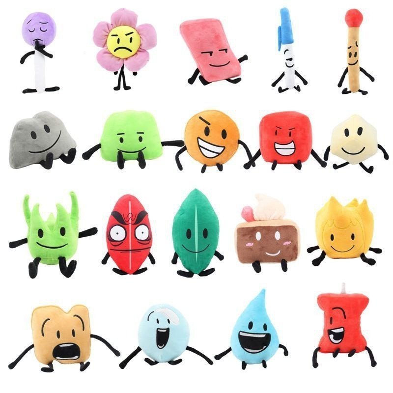 Batalha Pela Ilha Dos Sonhos BFDI Pelúcia De Fogo Bonecas Recheadas ...