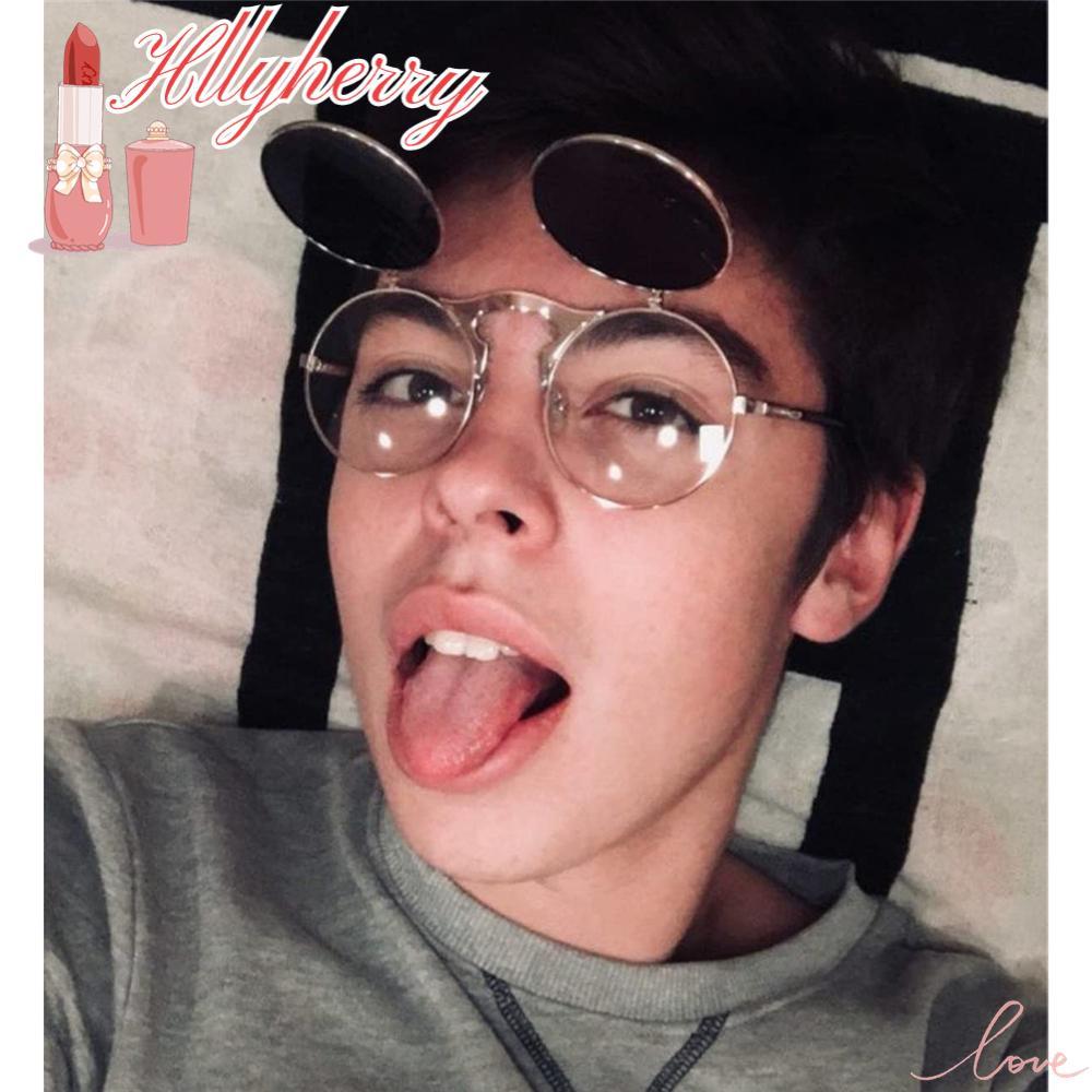 Óculos De Sol HLLYHERRY Steampunk , Redondos Com Proteção UV400 ...