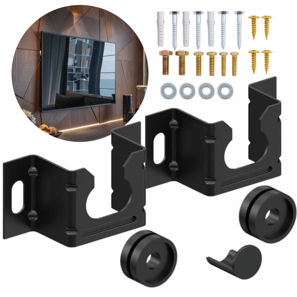 Suporte Universal Fixo Para Smart TV LED LCD 4K Parede Painel 10 24 32 ...