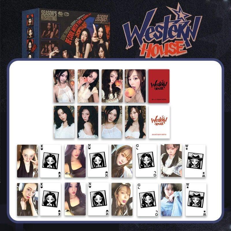 Um aespa2026 Calendário de mesa Photocard Cartão bônus Ningning Liu ...