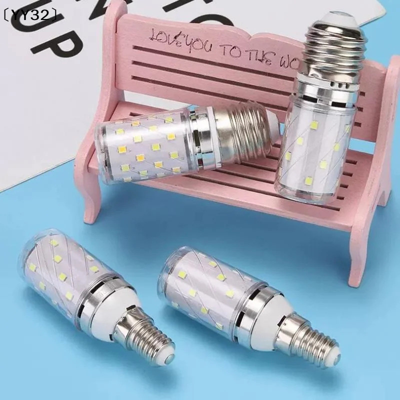 Lâmpada De Milho LED 16W/24W Luz Forte 3000K 6000K E27 E14 Suporte De ...