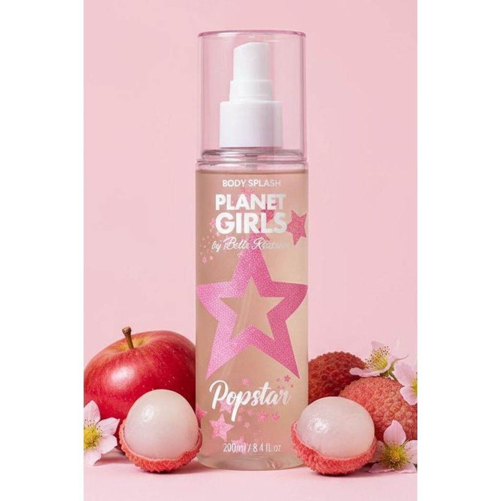 Body Splash Popstar Planet Girls Rosa Claro | Shopee Brasil