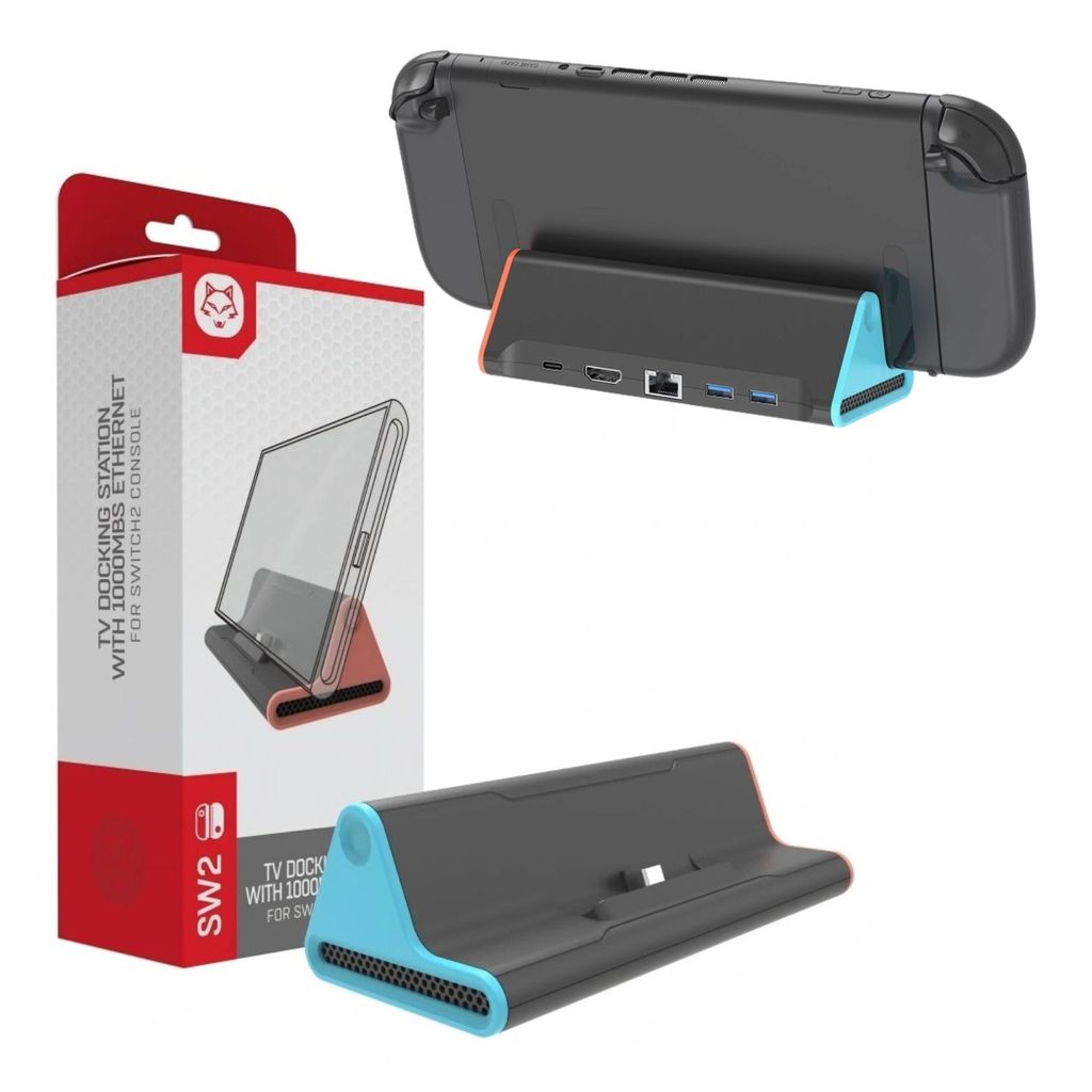 Adaptador Suporte Dock Station Para Nintendo Switch 2 RJ45 USB 3.0 USB ...