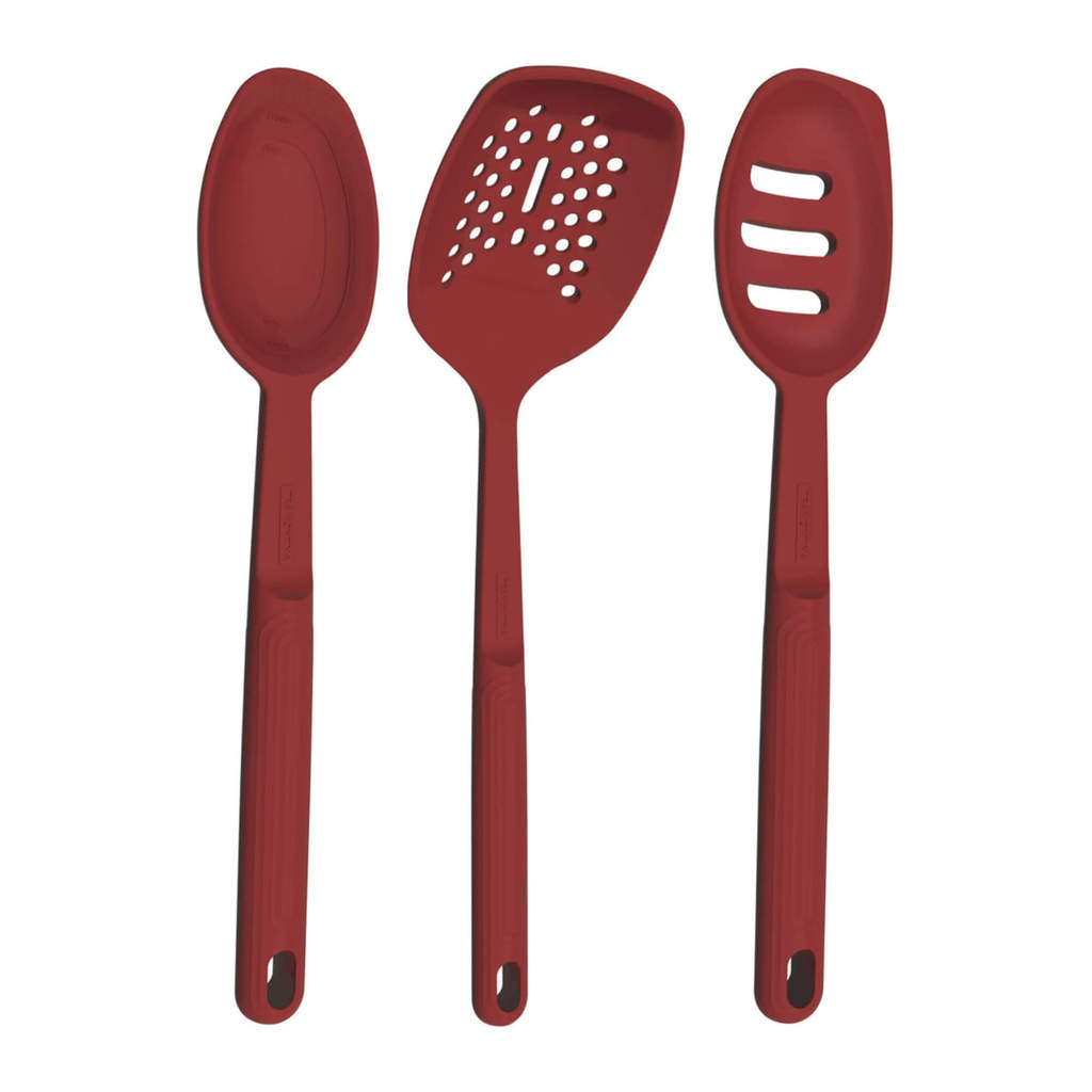 COMP Kit Utensílios de Cozinha Silicone Softta Vermelho Tramontina ...
