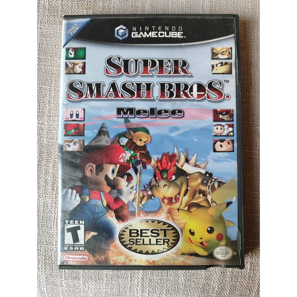 Super Smash Bros Melee - Gamecube Game Cube | Shopee Brasil