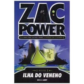 Zac Power - Missão Ilha do Veneno autor Larry | Shopee Brasil