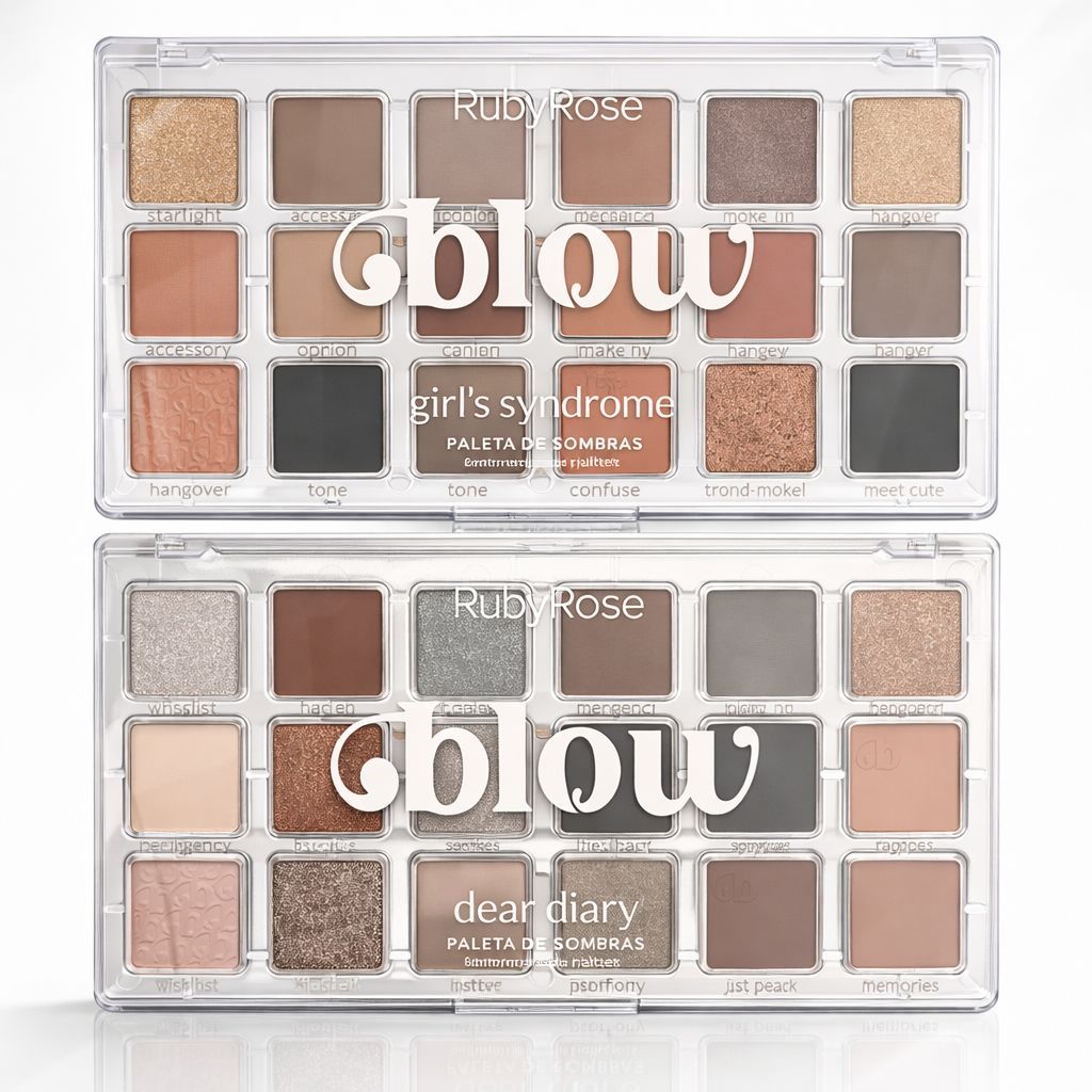 Ruby Rose Blow Paleta de Sombras 18 cores (Tipos) | Shopee Brasil