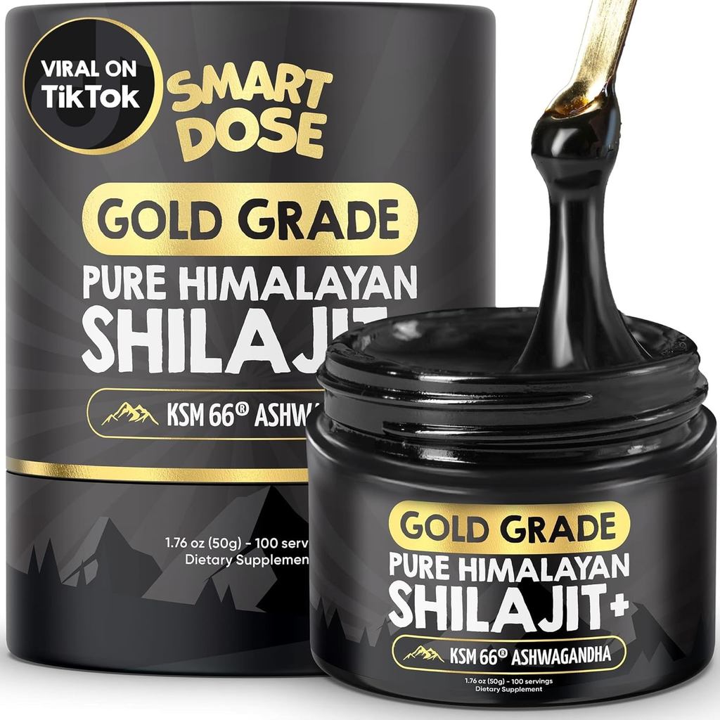 Resina de Shilajit Pura do Himalaia - Mais de 85% de Ácido Fúlvico ...
