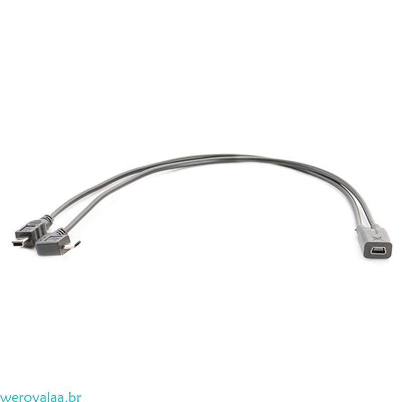 Weroyala Flexível Mini 5Pin Y Splitter Cabo Extensor USB De ...