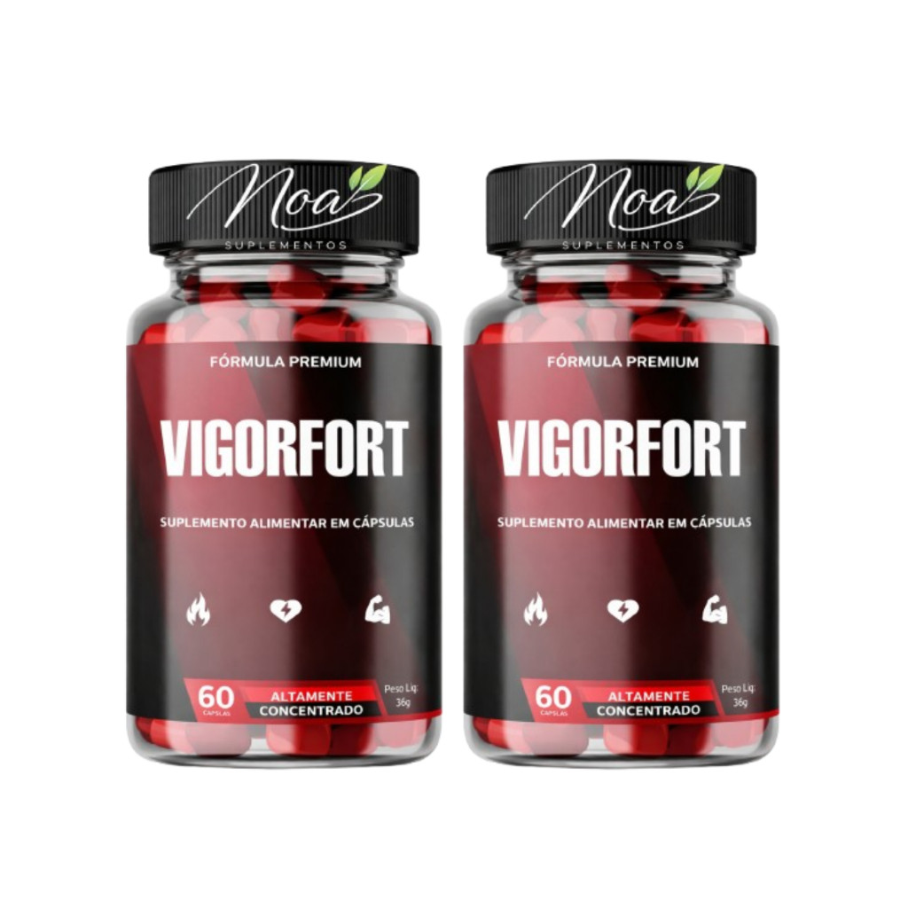 Vigorfort Premium 60 caps Suplemento Uso diário Masculino Vigor Forte ...