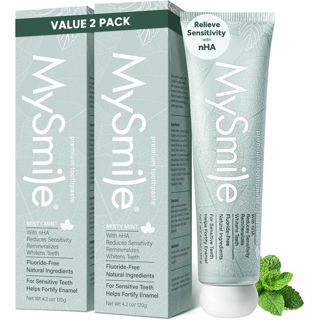 Myile Nano Hidroxilapatita Sem Flúor Para Dentes Sensíveis , Fortalece ...