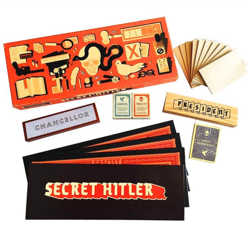 Jogo De Cartas De Secret Hitler Para Five To Dez Jogadores Versão Em ...