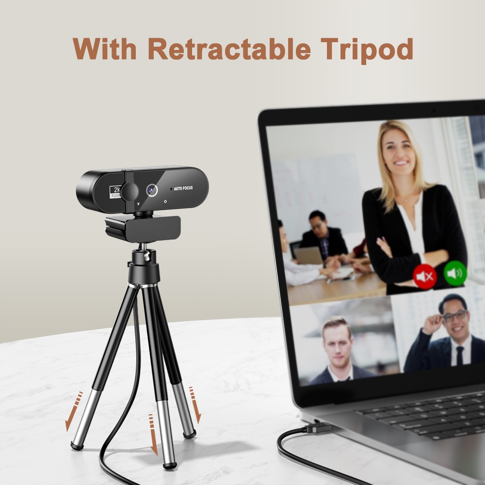 Mini webcam 4K 1080P , full HD Com Microfone , Foco Automático ...