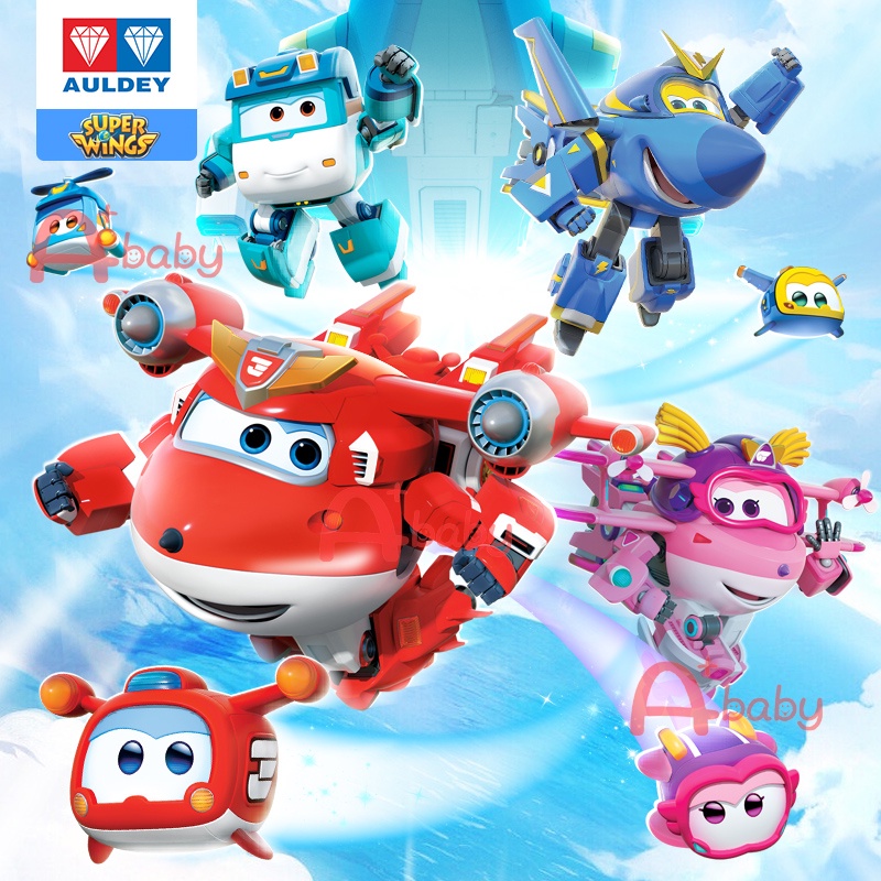 Super Wings (Novas Personagens Ellie/Shine/New-Jerome) Auldey Toys ...