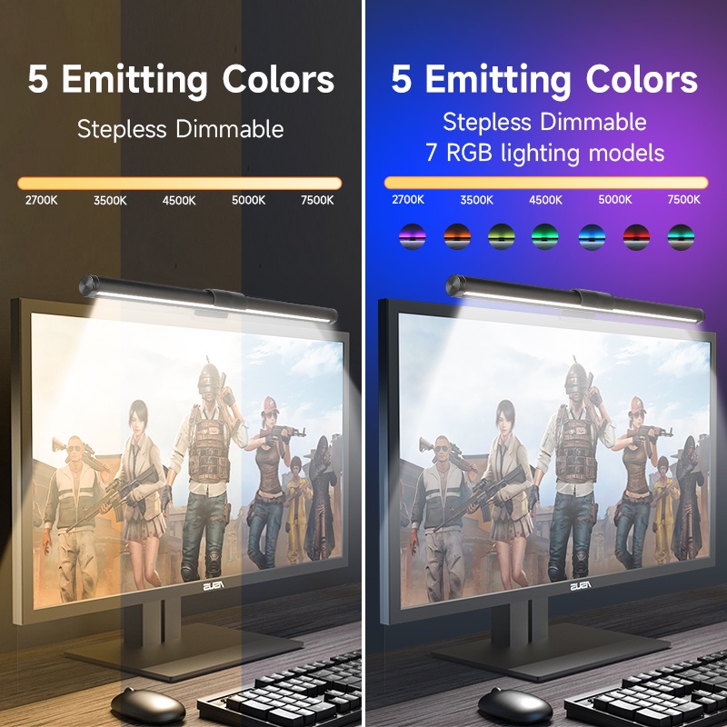 Barra de Luz Monitor Light Bar Lâmpada de tela Led Stepless De ...