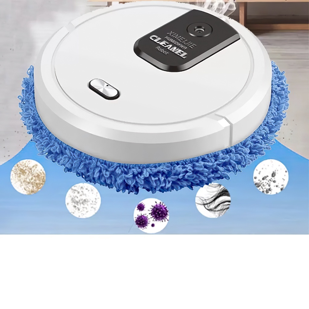 Robô Multifuncional inteligente Limpa Chao Umidificador Recaregavel ...