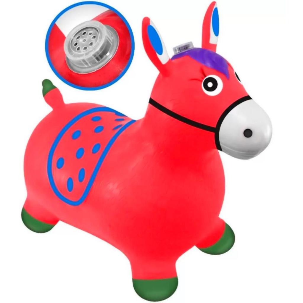 Cavalinho Upa Upa Brinquedo Musical Para Criança Vermelho v2 | Shopee ...