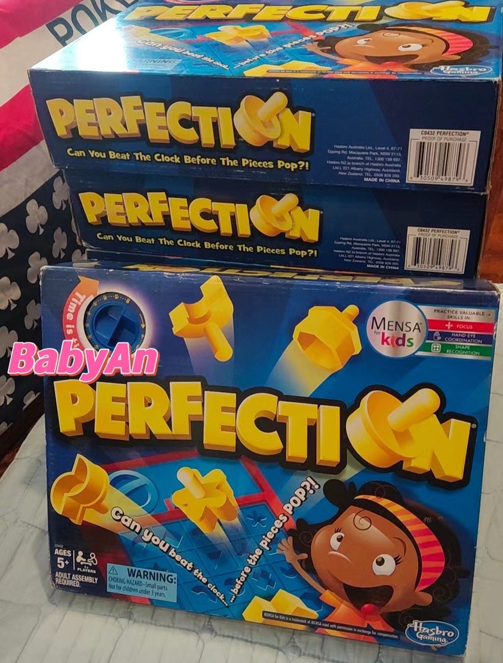 Jogo Hasbro Gaming Perfection Para 1 Ou Mais Jogadores De Tabuleiro ...