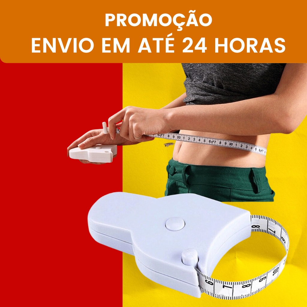 Fita métrica corporal para medir sua evolução - Trena Fit 1,5m | Shopee ...