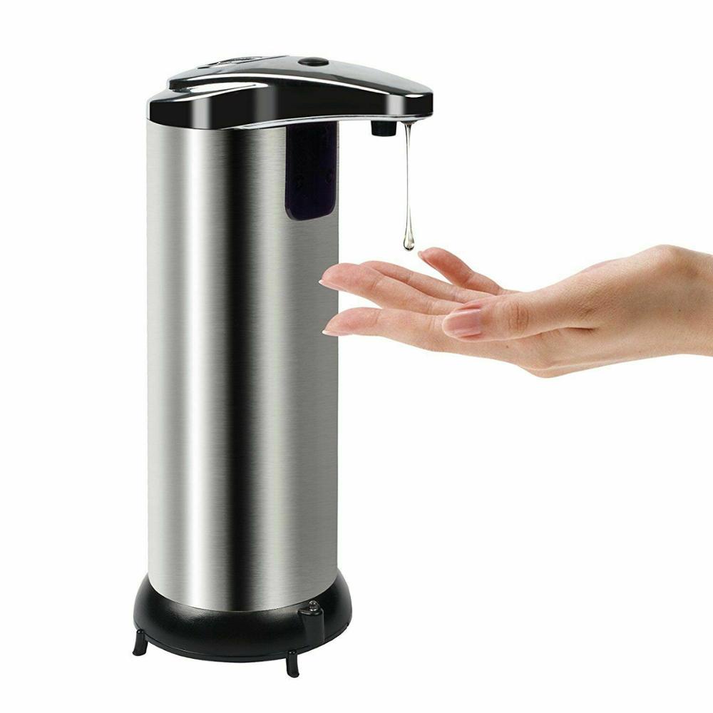 Saboneteira Automática De Inox Dosador Dispenser Com Sensor Porta ...