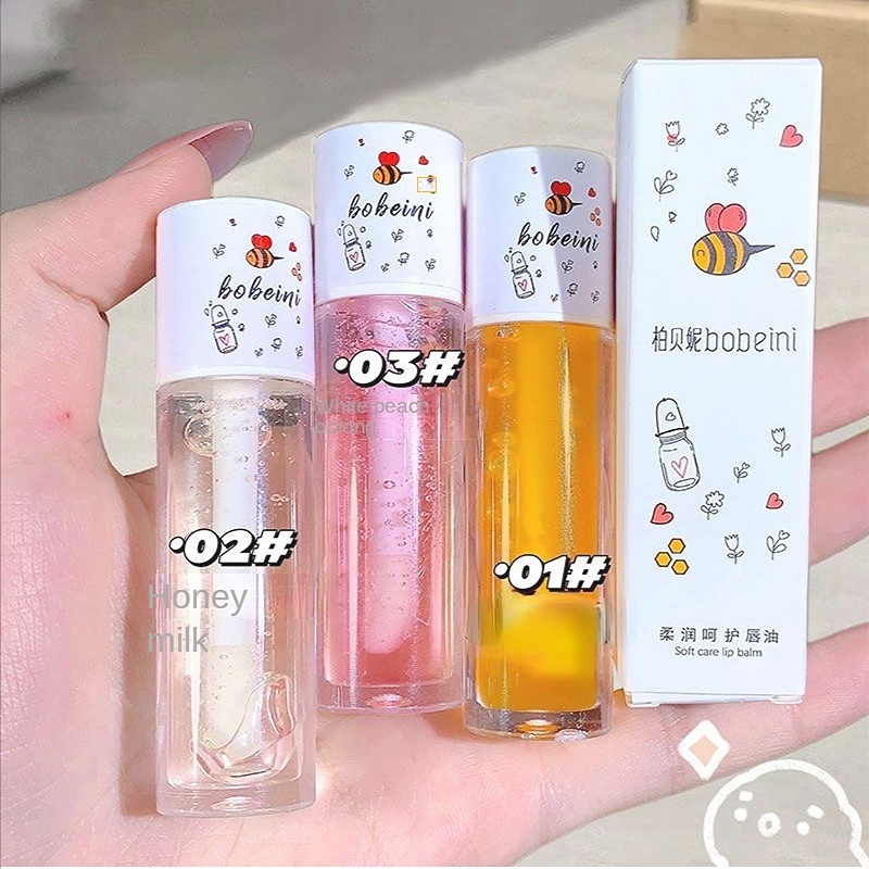 COD Velvet Matte lip Glaze Peach Milk Honey Oil Óleo Labial Hidratante ...