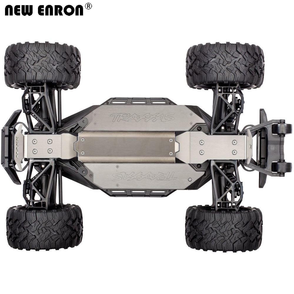 1:10 Chassis Armor Set de aço inoxidável Skid Plate Guard Proteger para ...