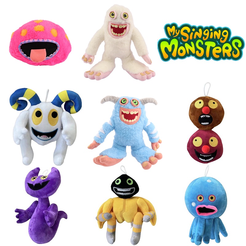 My Singing Monsters Soft Plushies Opções Azuis E Brancas Rosa | Shopee ...