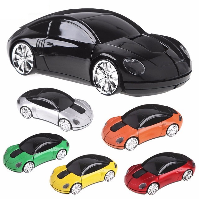 Porsche Modelo Mouse 2.4G Sem Fio De Corrida Em Forma De Carro USB ...