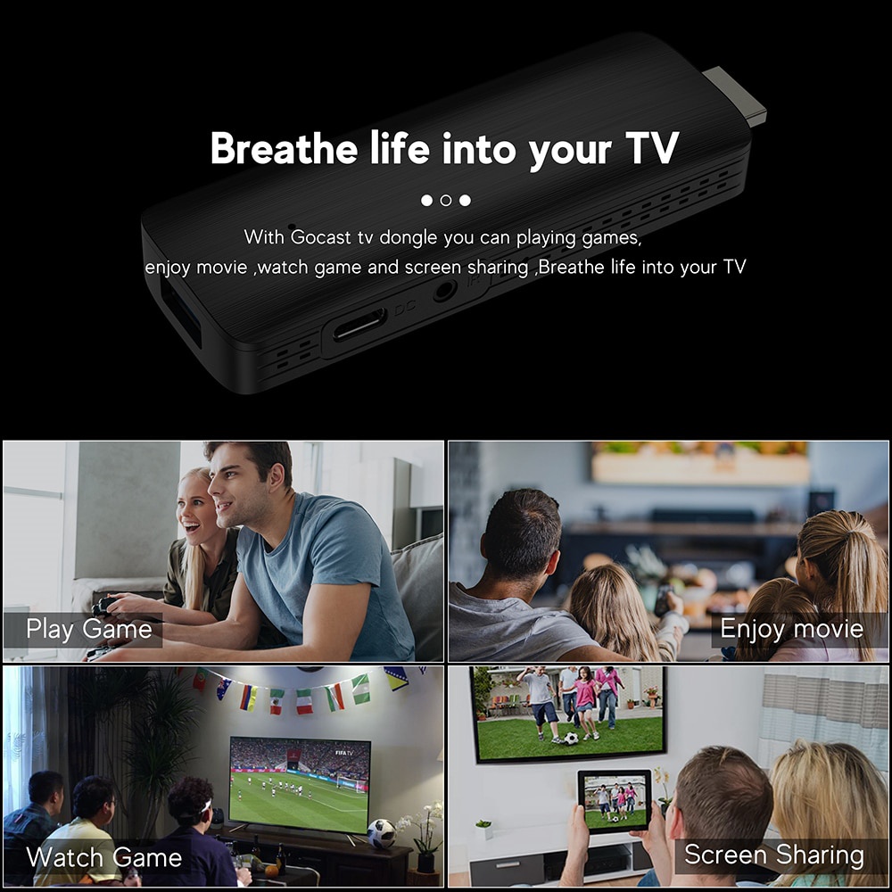 Android TV 12.0 Box Stick HDR Set Top OS 4K Bluetooth 5.0 WiFi 2.4GHz ...