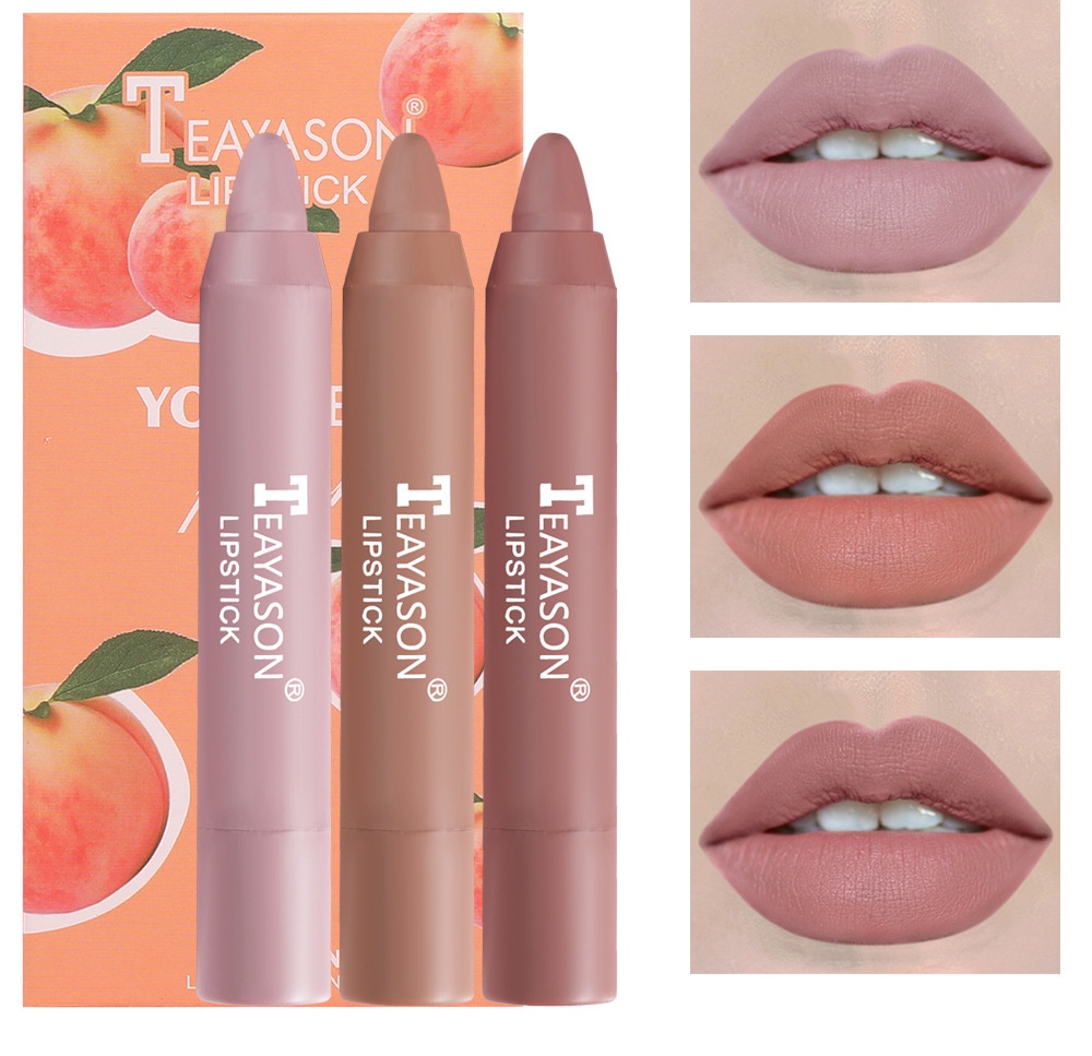 TEAYASON/3 Pcs Conjunto De Batom De Veludo Mate/Delicado/À Prova D'água ...