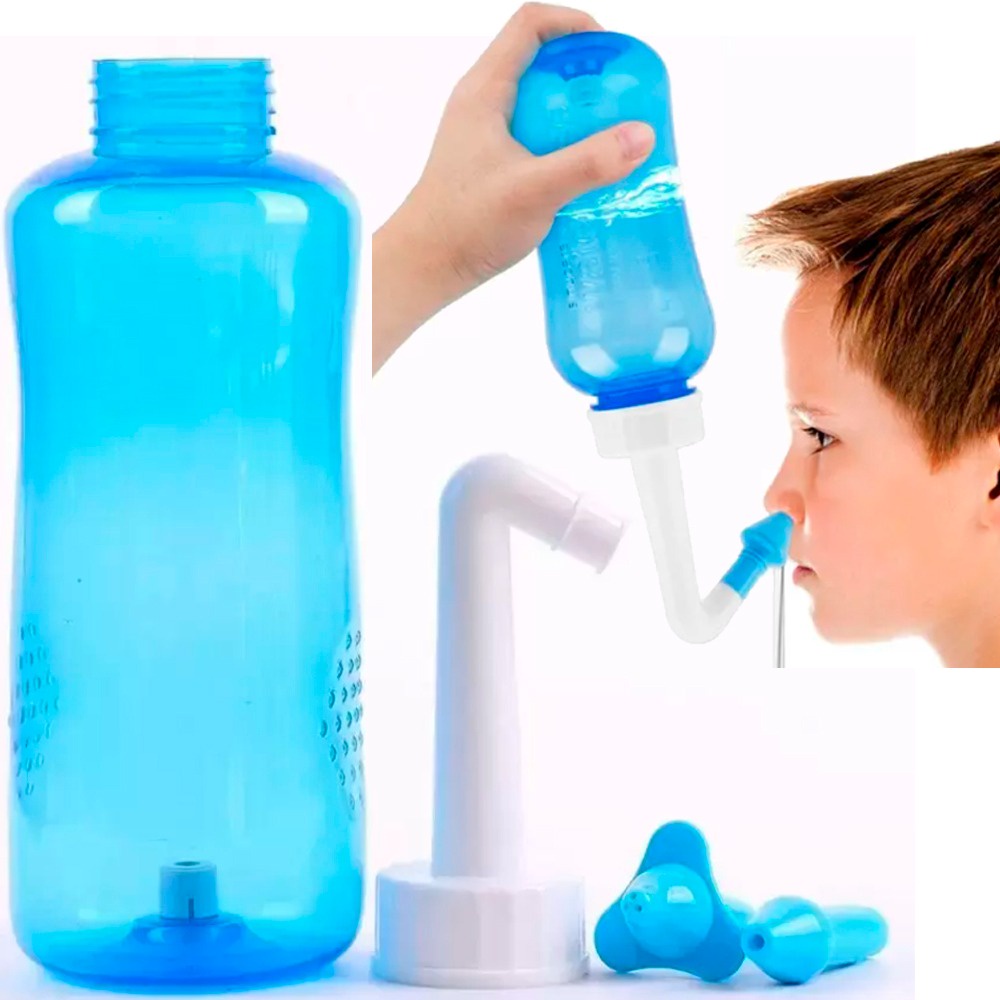Limpador De Nariz Lavagem Nasal Rinite Sinusite Higiene | Shopee Brasil
