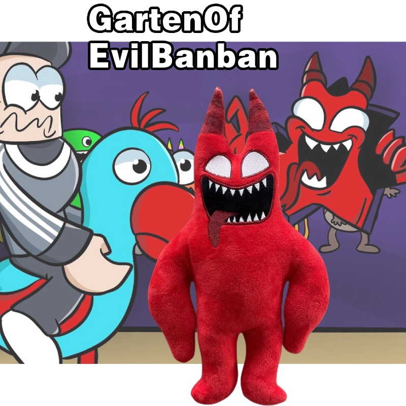 Sa Evil Banban Monster Plush Toy Presente Perfeito Para Crianças Red ...