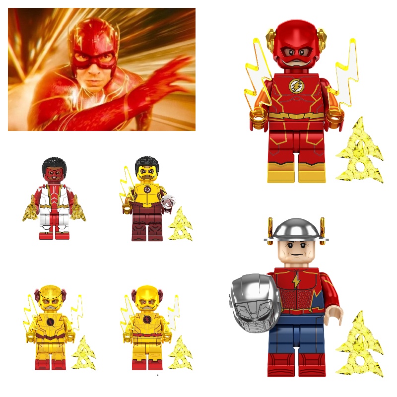 Justice Super Kf6191 League Dc Flashman Wally West Bloco De Construção ...