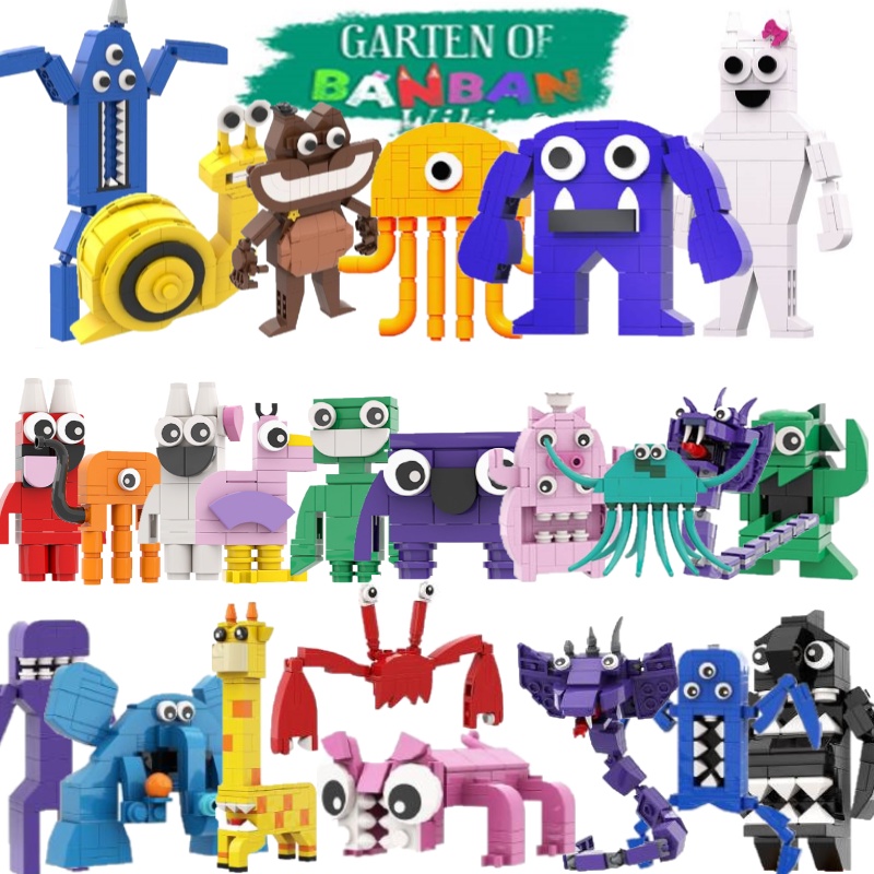 Jogo Garten Of Banban Building Blocks Set Desenvolvimento Intelectual ...