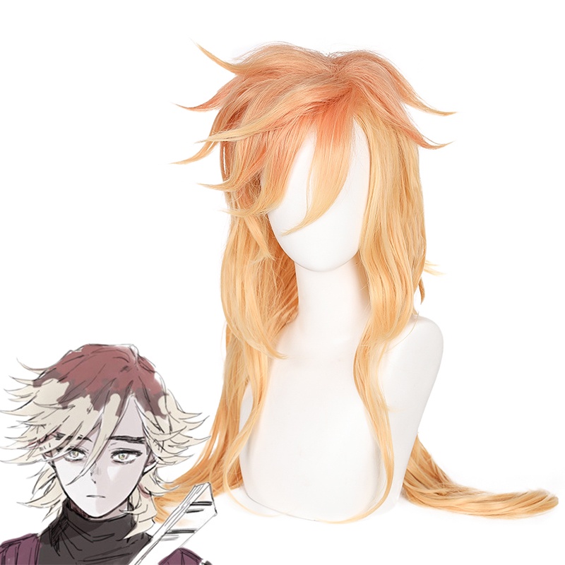 Demon Slayer Cosplay Doma Douma Fantasia Peruca Conjunto De Fãs Kimetsu ...