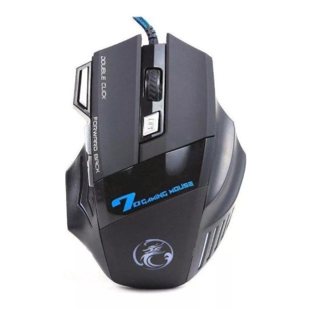 Mouse Gamer para jogos Laser X7 3200dpi Led Usb 7 Botões | Shopee Brasil