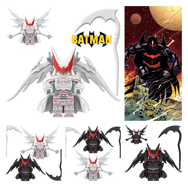 Cavaleiro Batman Escuro Hellbat Mini Figura Set 4,5cm Altura , Material ...